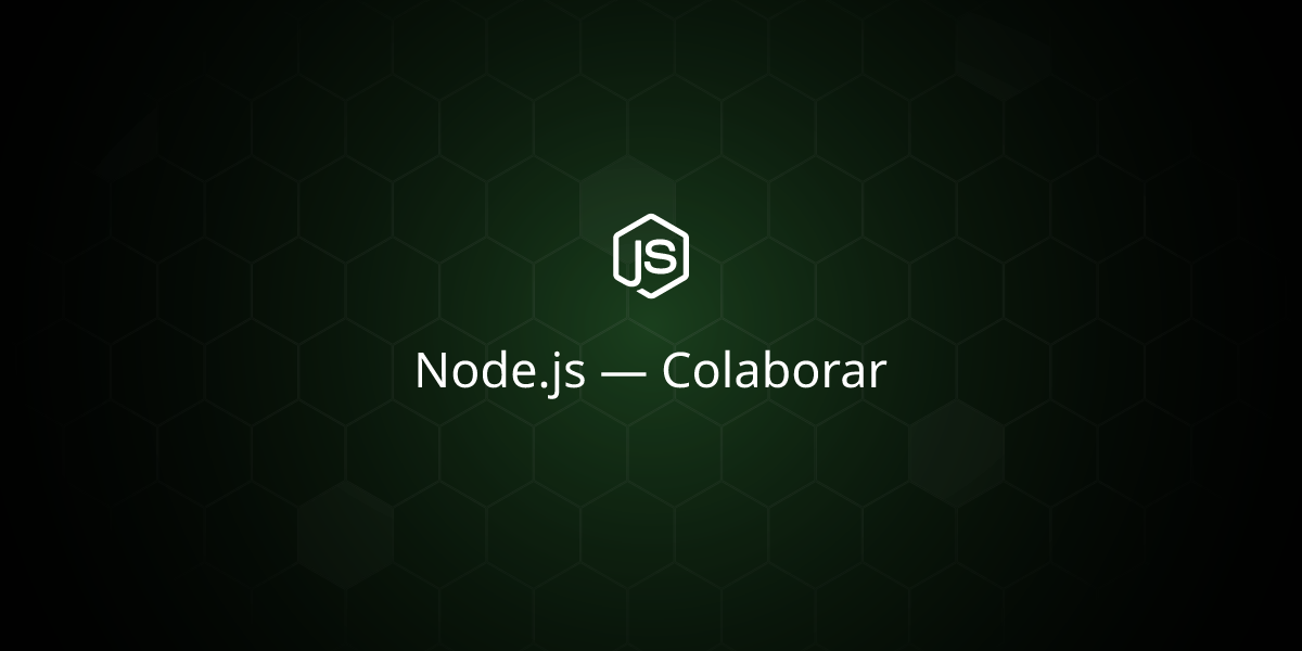 Node.js — Colaborar